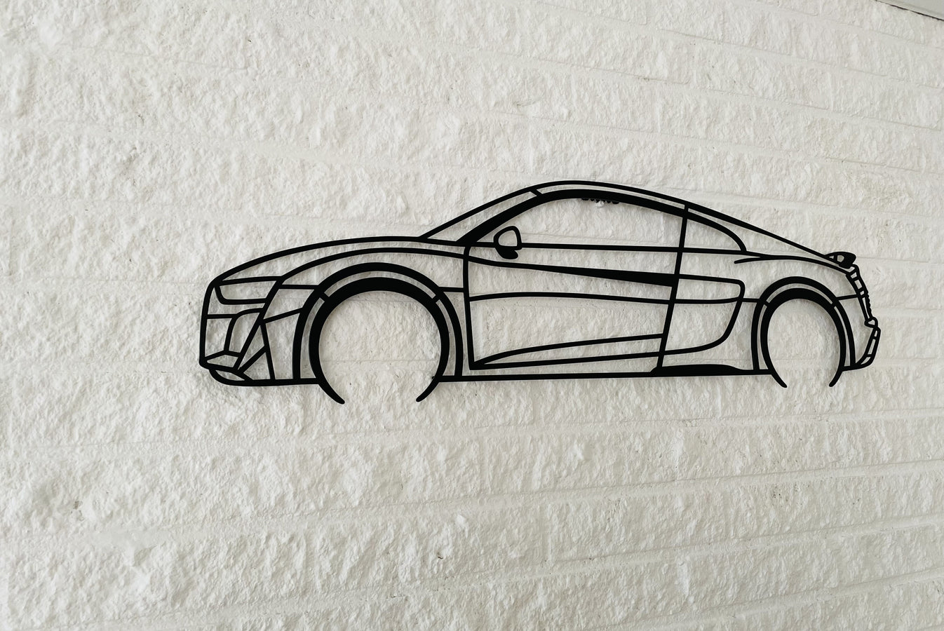 R8 Metal Silhouette Wall Art – V8 Wall Art